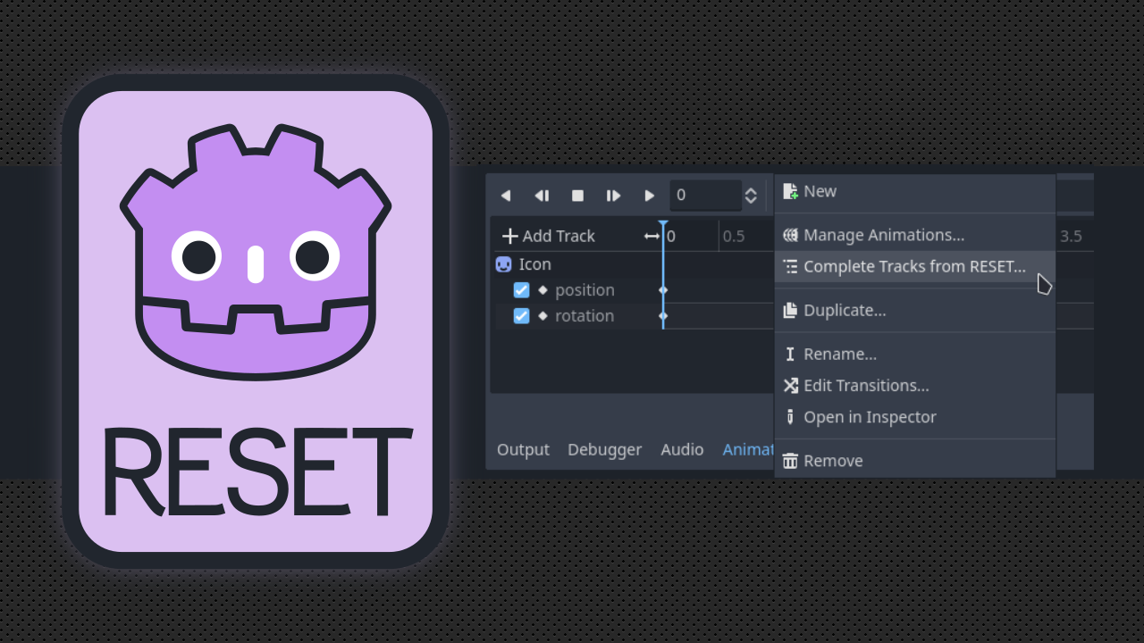 #reset - Godot Asset Store